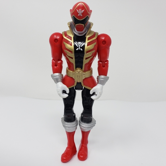 Toys | Power Rangers Super Megaforce Armored Red Pirate Ranger Action ...